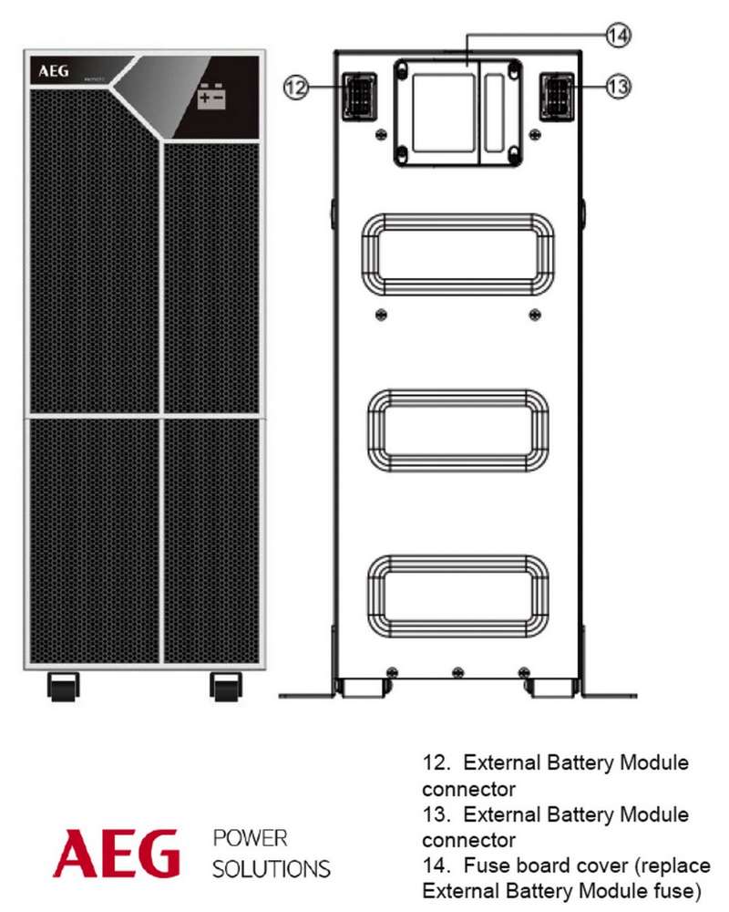 AEG PROTECT C LCD 6000 VA BATTERY PACK